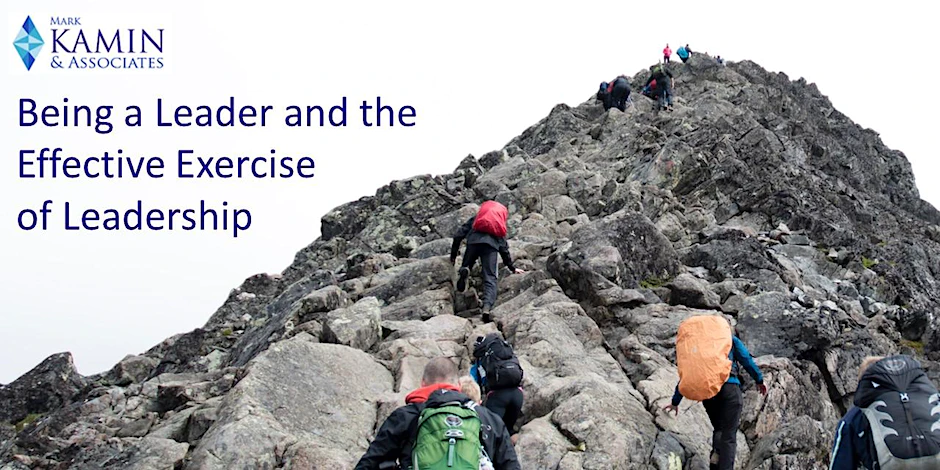 01/27/2023 Introduction to “Being a Leader and the Effective Exercise ...