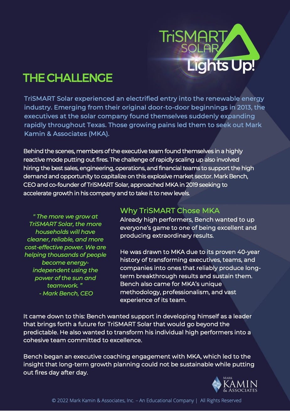 Case Studies - Mark Kamin & Associates